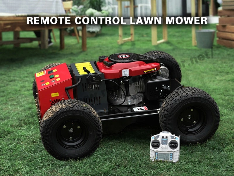 Intelligent wheeled remote control lawn mower makes lawn care as easy ...